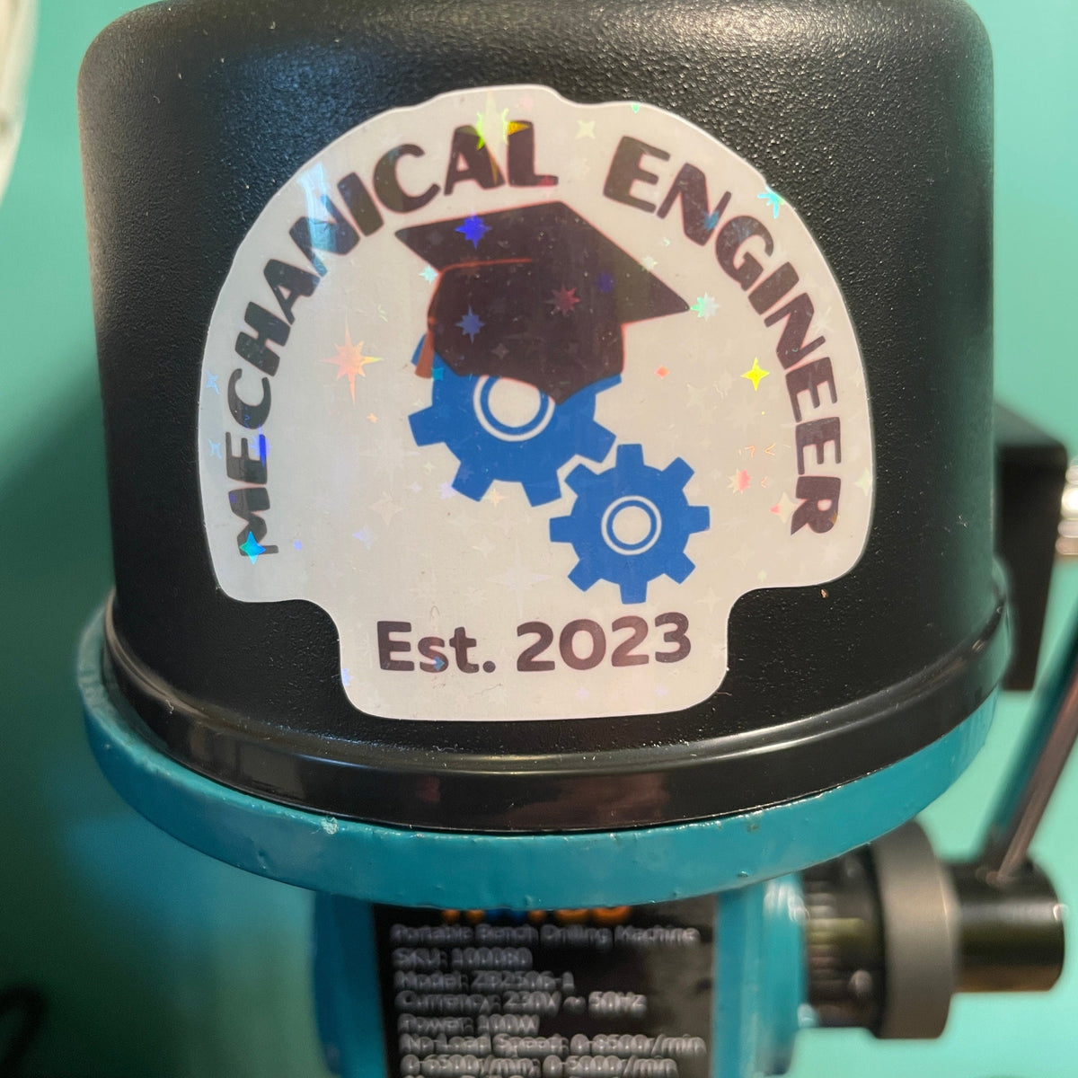 EnginearringDesigns | Graduation Mechanical Engineer Sticker. Funny ...